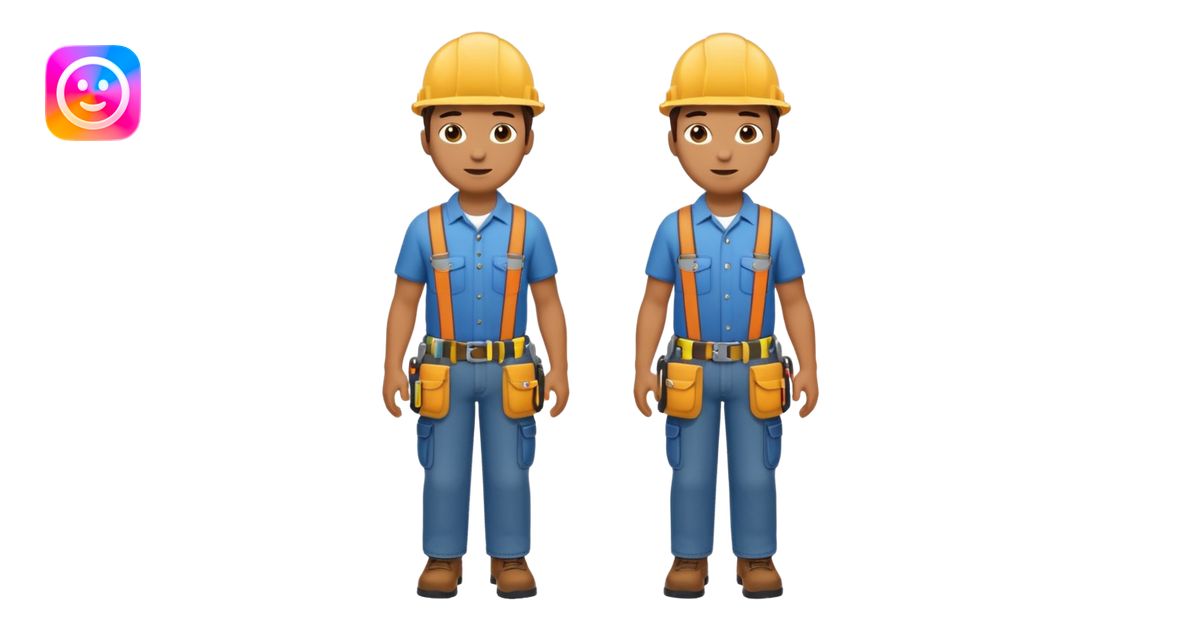 Repairs and Maintenance, tools belt, full body emoji | AI Emoji Generator