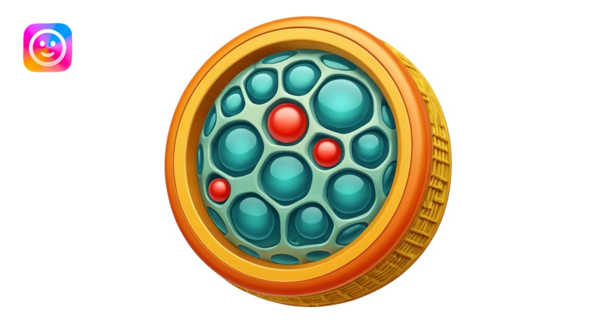 human cell with cell wall emoji | AI Emoji Generator