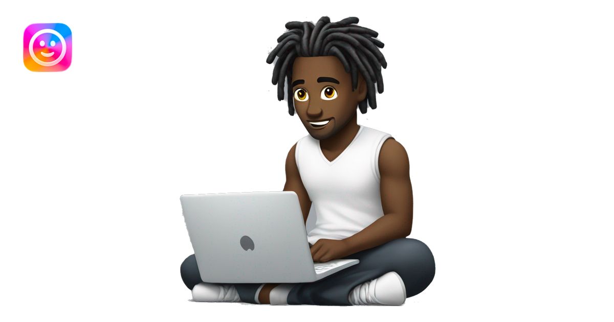 Black-guy-with-dreads-wearing-white-vest-sitting-down-on-floor-facing ...