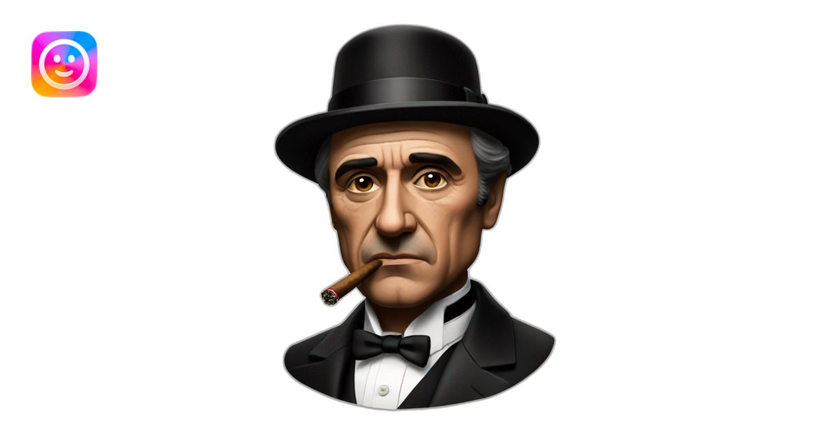 the godfather with cigar emoji | AI Emoji Generator