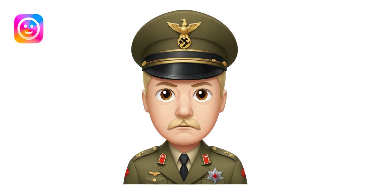 Angry hitler emoji | AI Emoji Generator