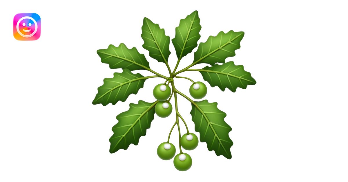 mistletoe emoji | AI Emoji Generator