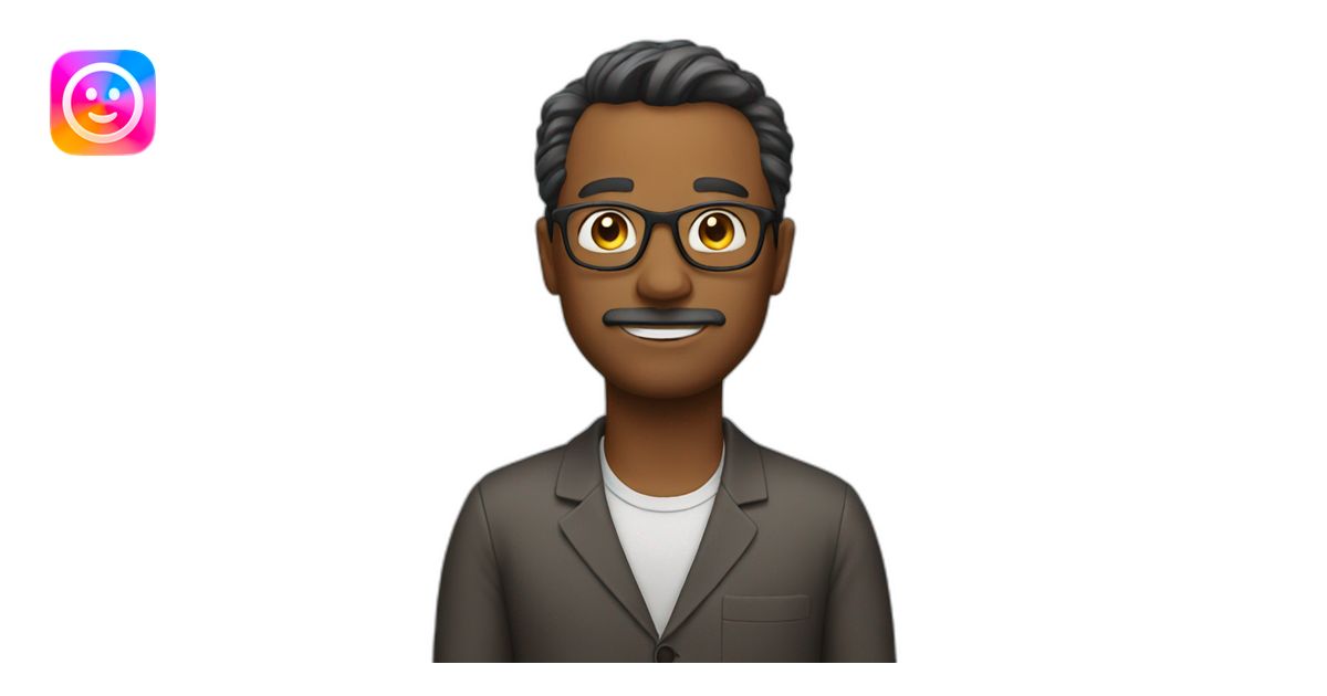 Smart man emoji | AI Emoji Generator