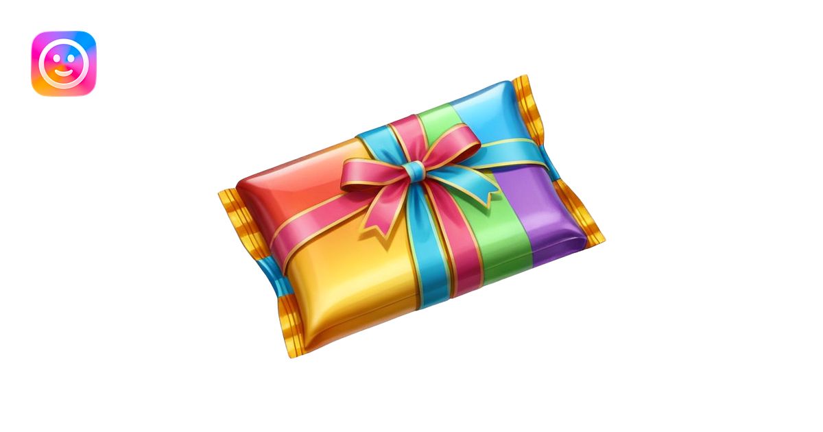 retro candy wrapped individual emoji | AI Emoji Generator
