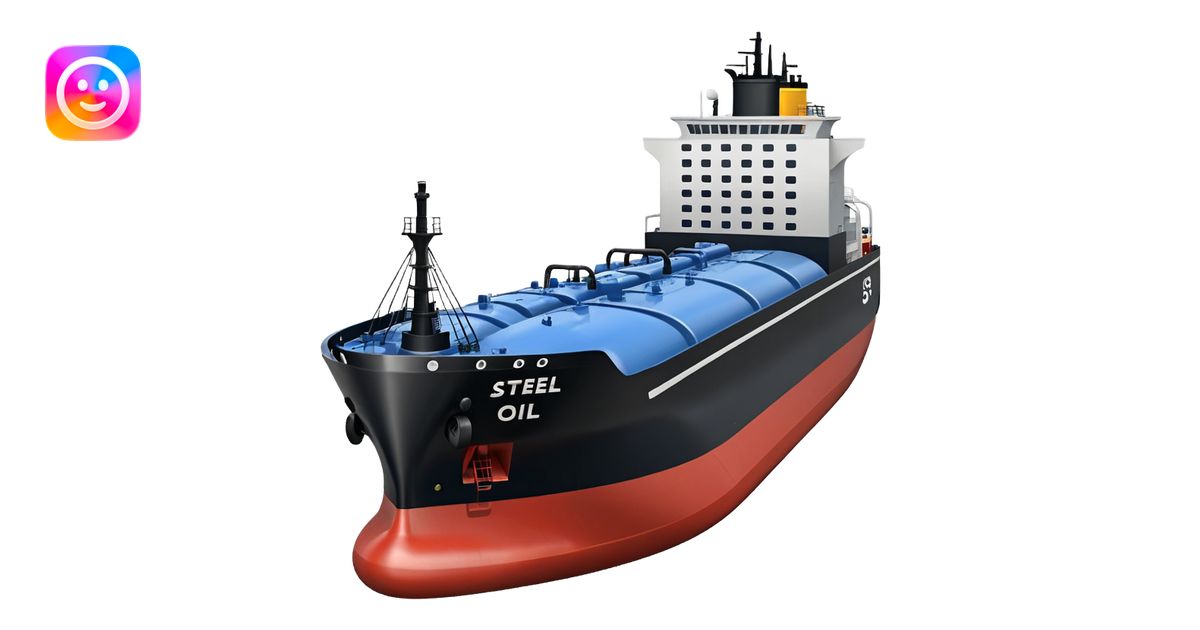 create an ultra realistic American modern oil tanker emoji | AI Emoji ...