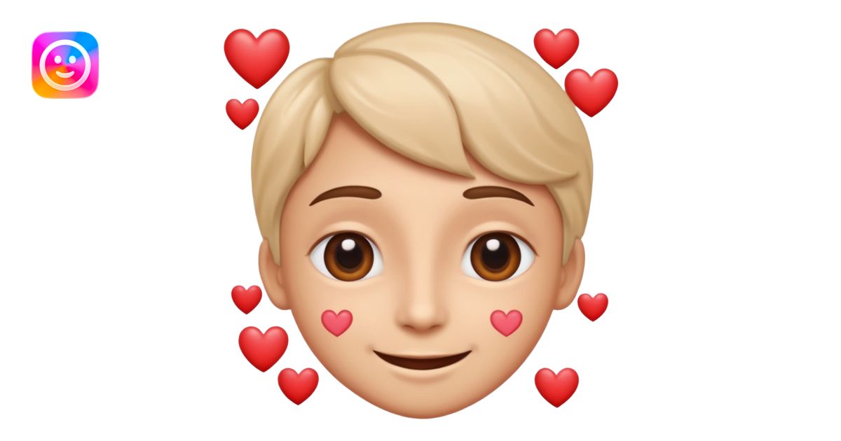 cara con ojos corazon emoji | AI Emoji Generator
