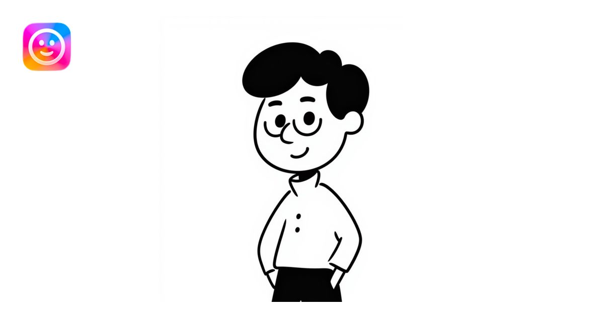 side eye doodle style hand drawn illustration | AI Emoji Generator