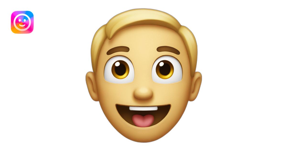 Mischievous giggle emoji | AI Emoji Generator