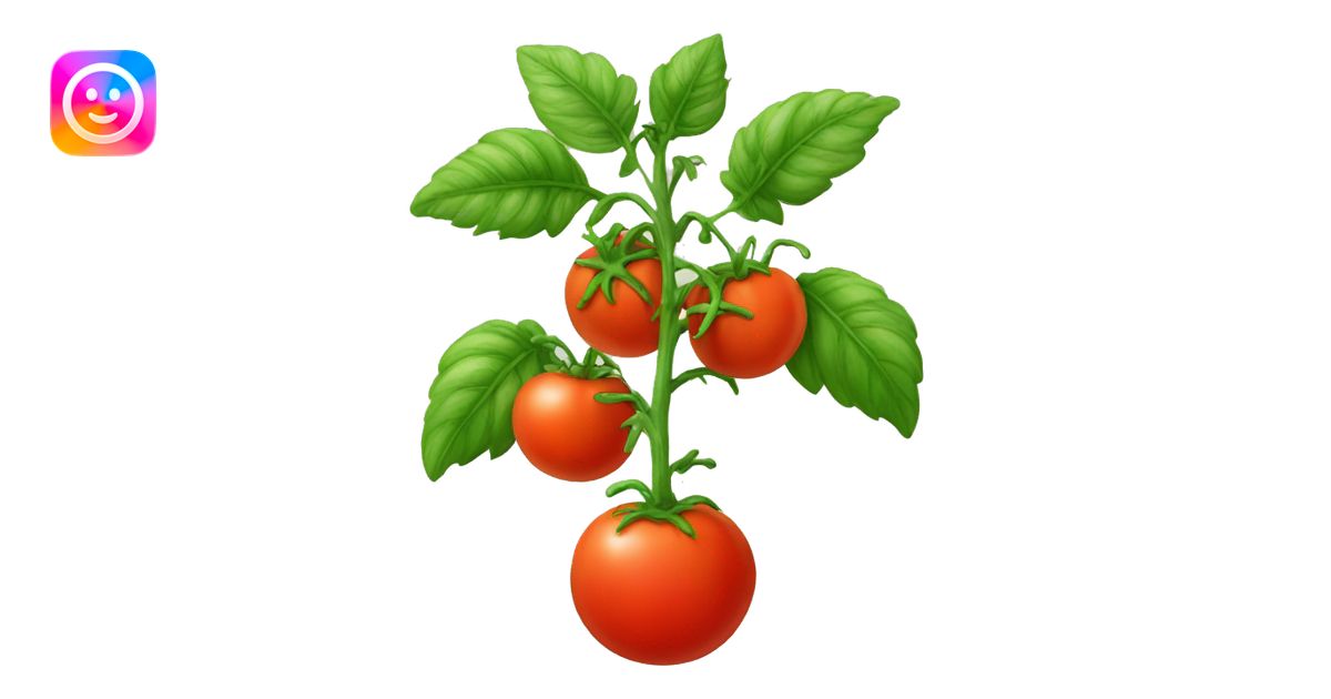 tomato plant emoji | AI Emoji Generator