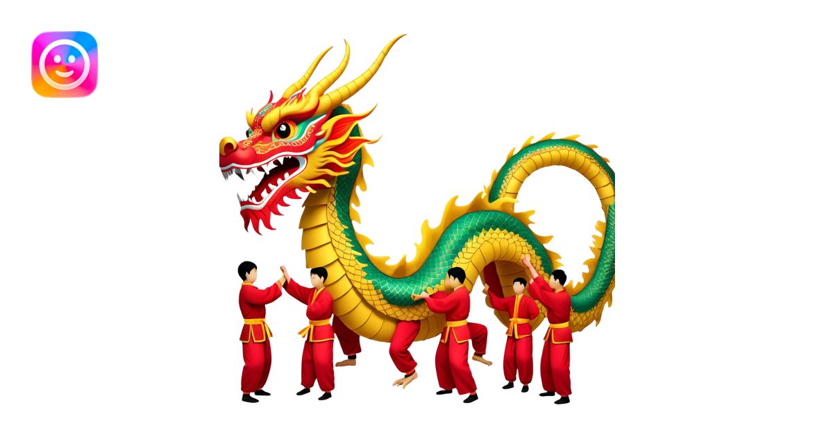 Cinematic Realistic scene of a traditional Chinese Dragon Dance ...