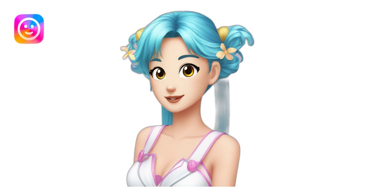 Bloom from Winx Club as Sailor Moon emoji | AI Emoji Generator