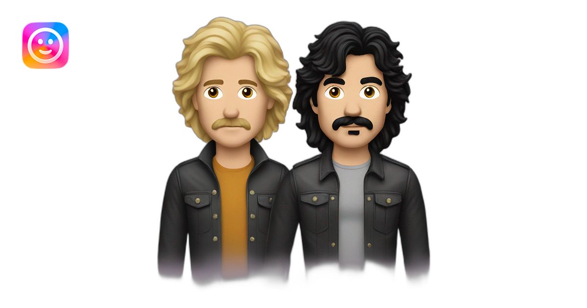 Hall and Oates emoji | AI Emoji Generator