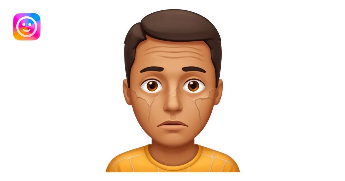 dehydrated man emoji | AI Emoji Generator