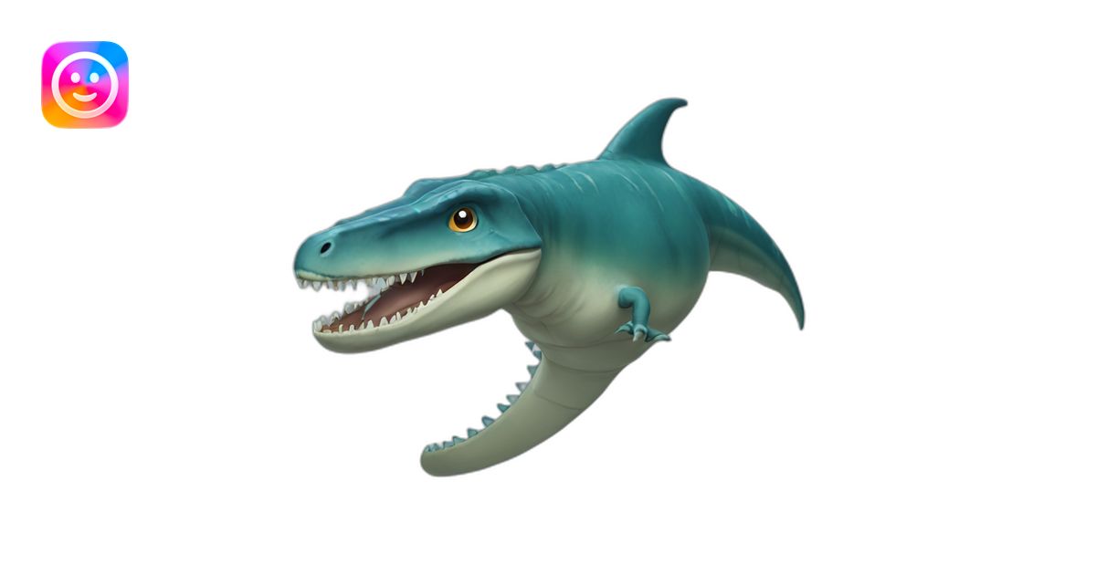 Mosasaurus emoji | AI Emoji Generator