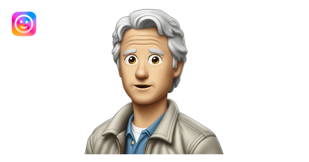 Marty from back to the future emoji | AI Emoji Generator