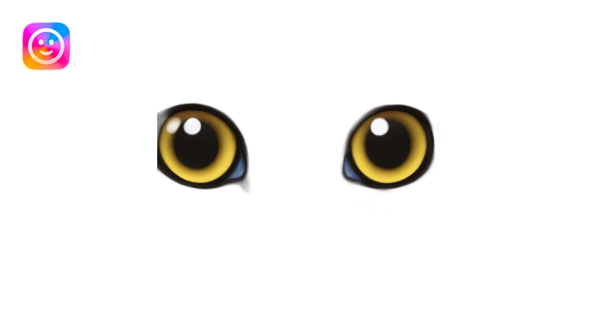 Hitomi Cat's eye emoji | AI Emoji Generator
