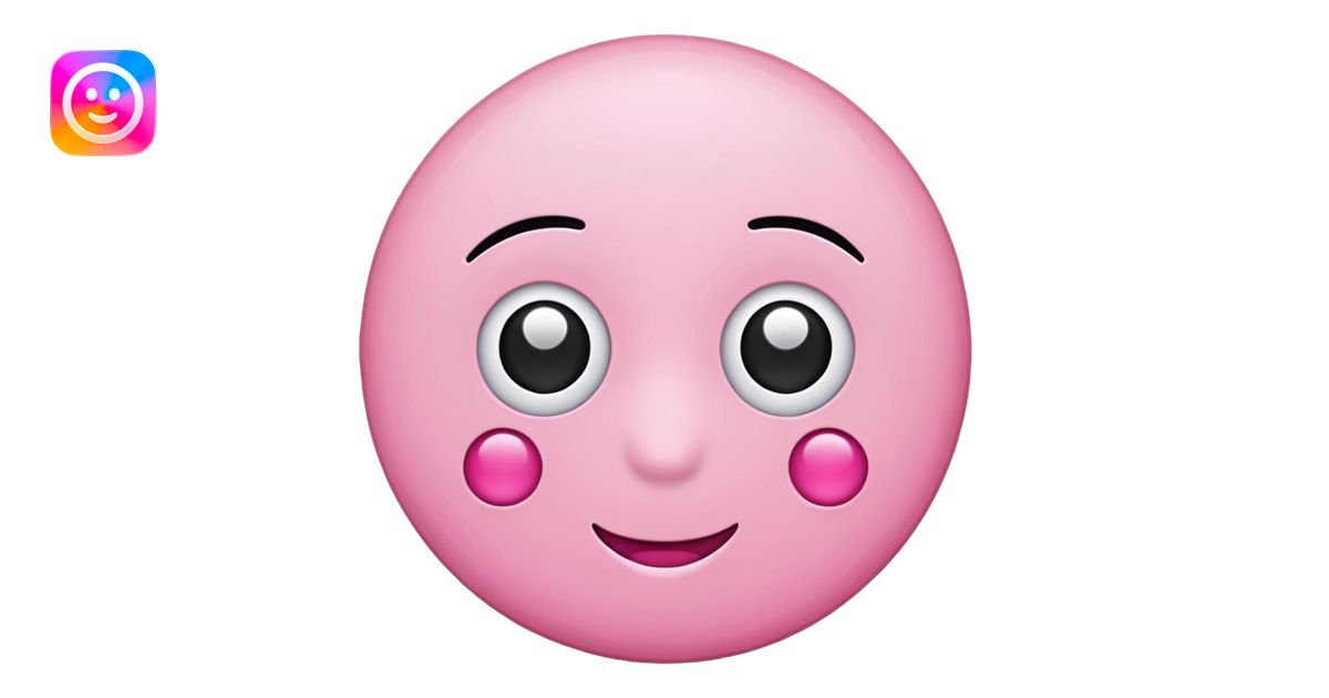 pink small dot emoji | AI Emoji Generator