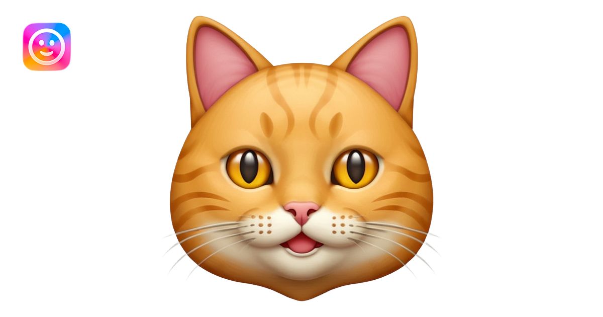 A Cat emoji symbolizing a task is complete. emoji | AI Emoji Generator
