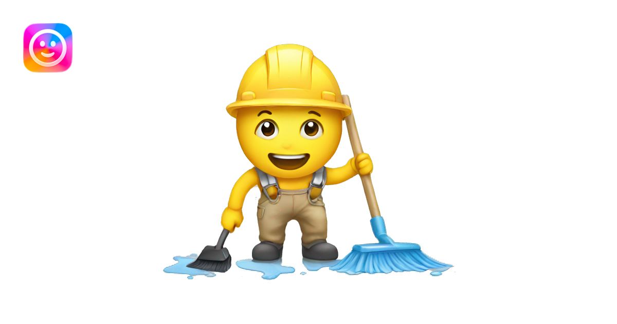 cleaning floor emoji | AI Emoji Generator
