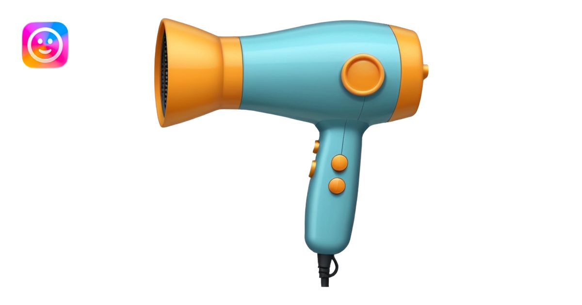 hair dryer emoji | AI Emoji Generator