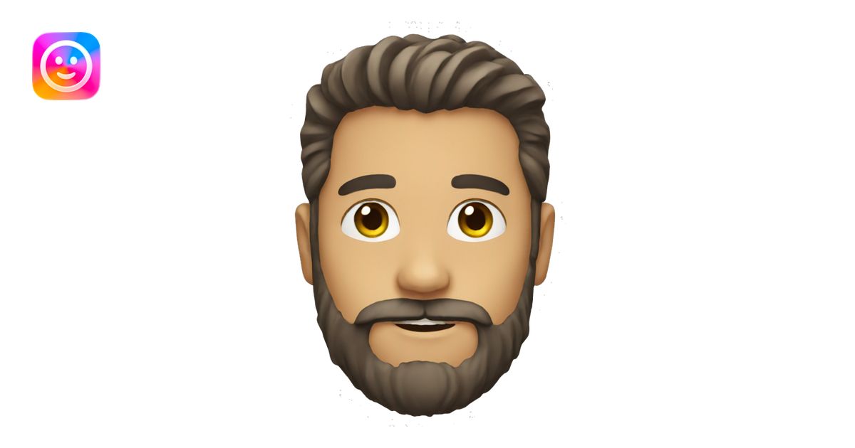 beard emoji | AI Emoji Generator