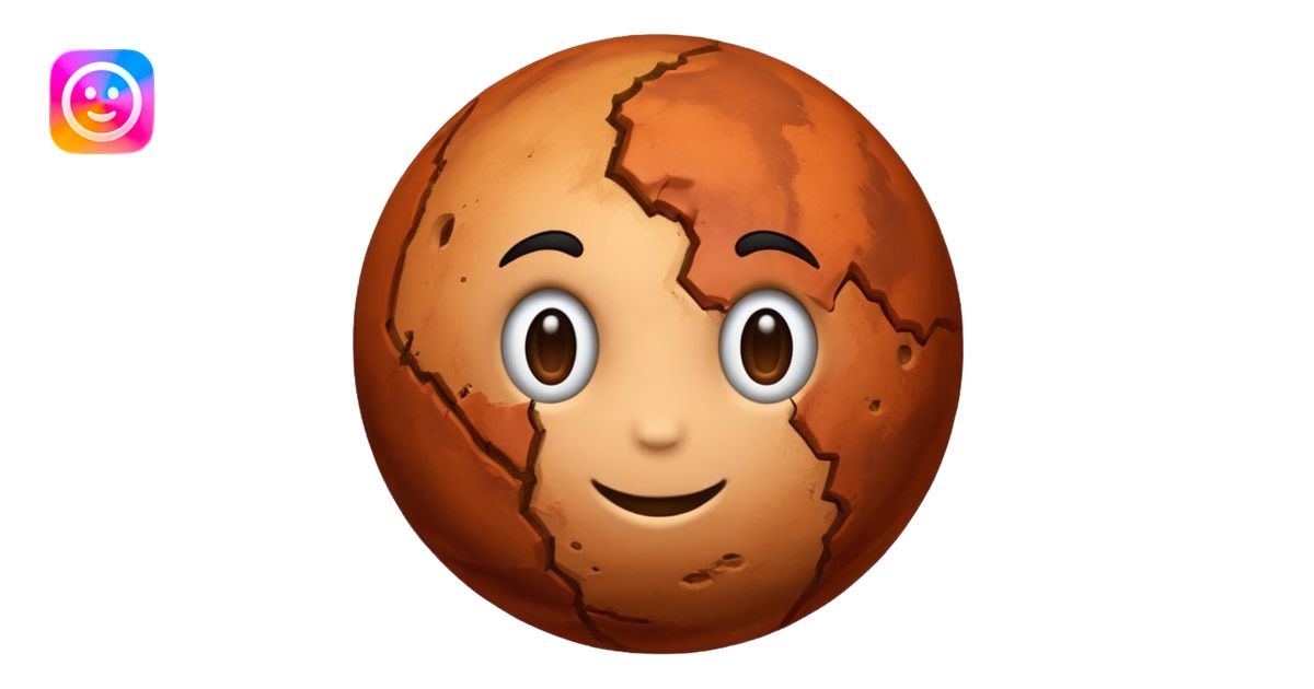 Planet mars emoji | AI Emoji Generator