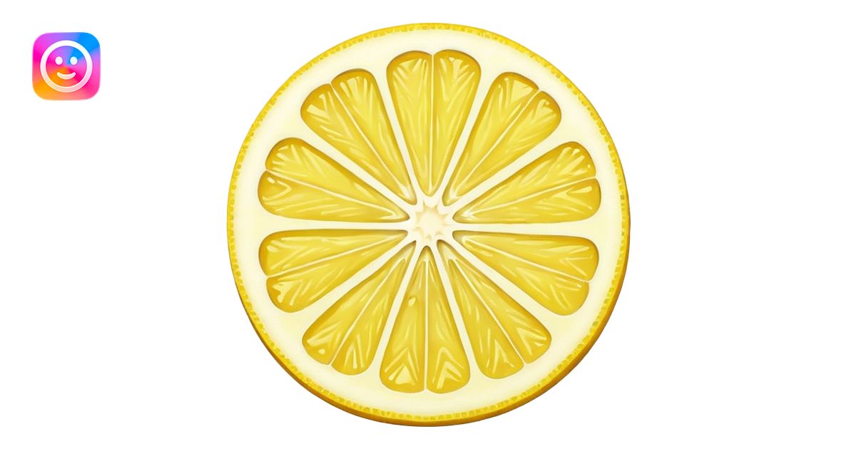 lemon cut emoji | AI Emoji Generator