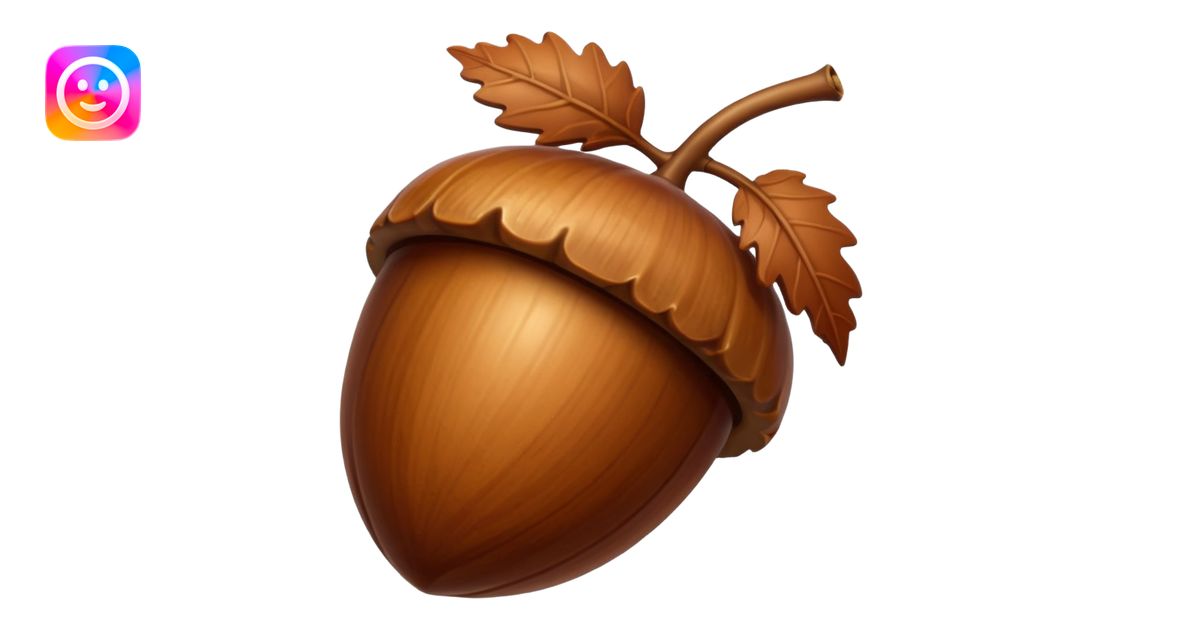 acorn emoji | AI Emoji Generator