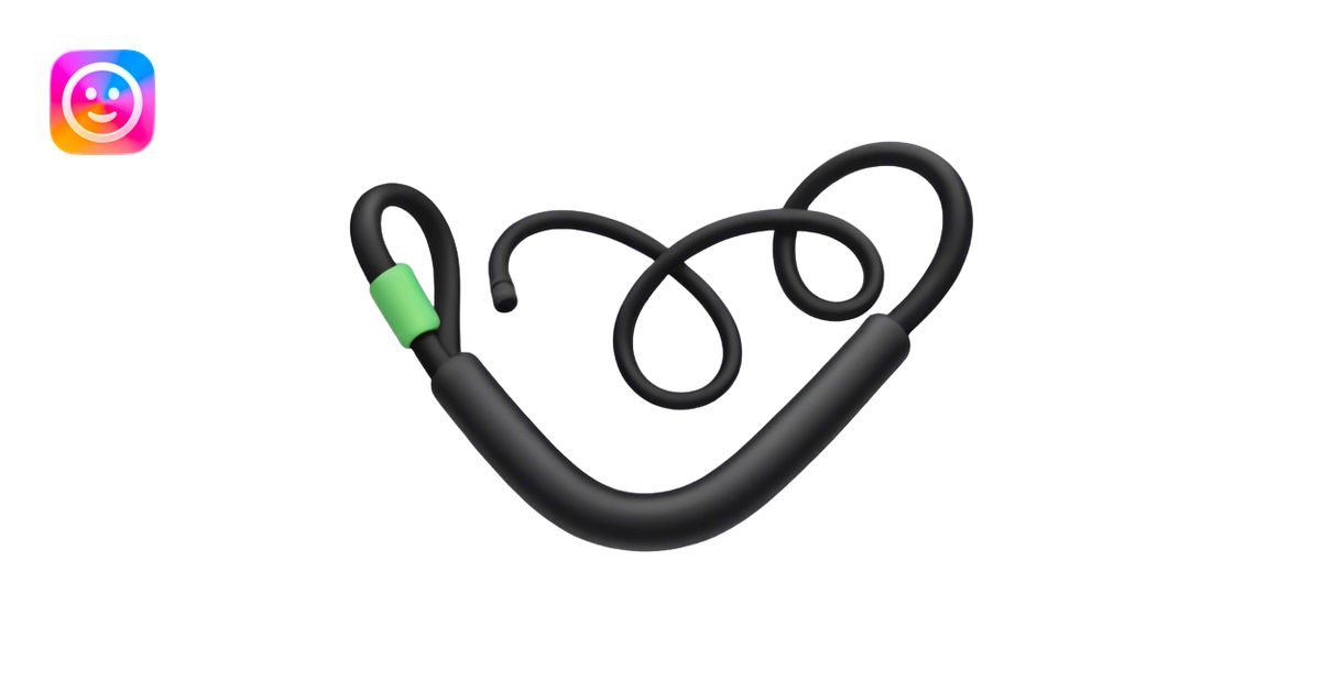 Resistance band emoji | AI Emoji Generator