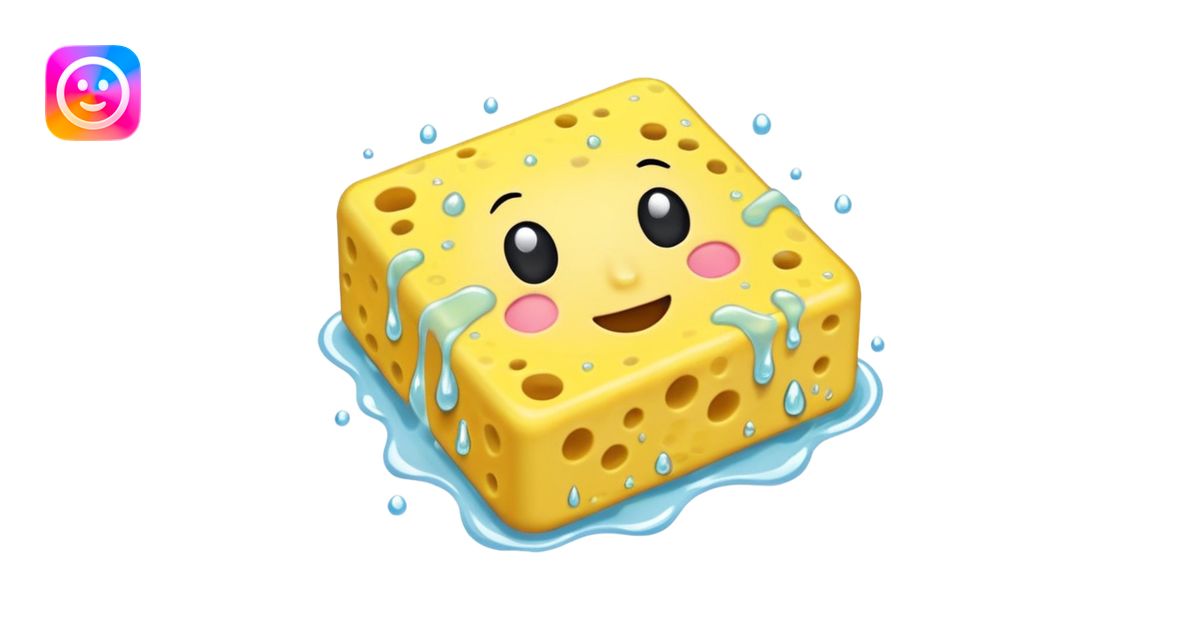 sponge with soap emoji | AI Emoji Generator