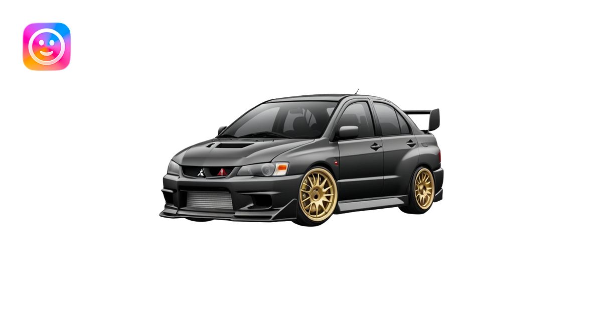 mitsubishi lancer evo stanced emoji | AI Emoji Generator