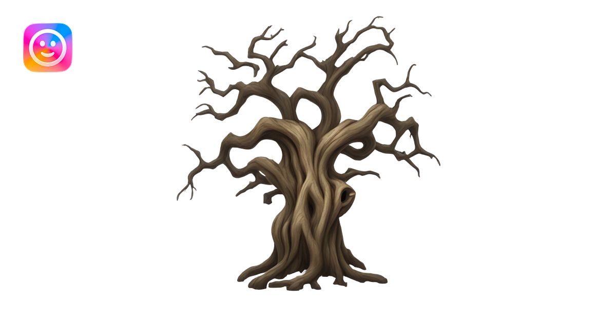 Freaky tree emoji | AI Emoji Generator
