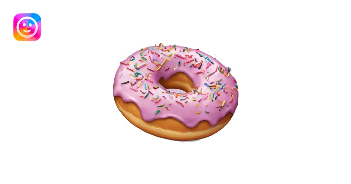 Donut with sprinkles emoji | AI Emoji Generator