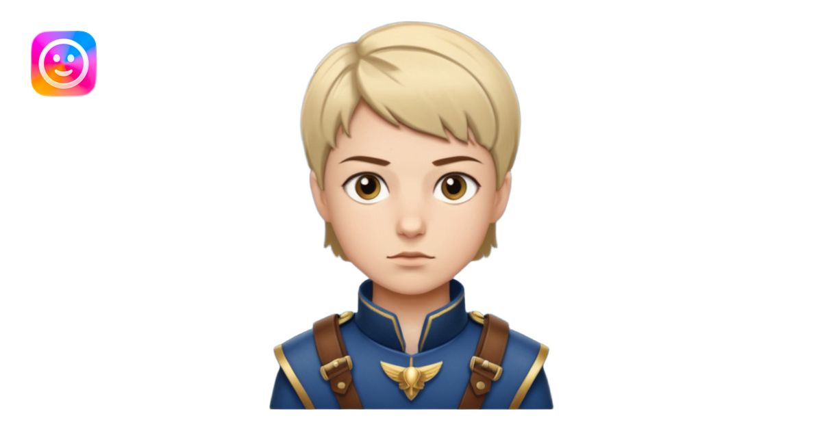 A young legionnaire with short hair, leather straps, and determined ...