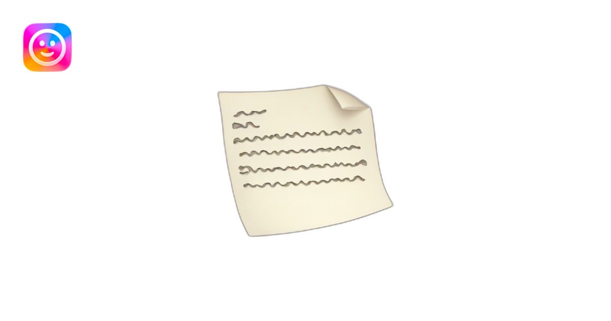 text paper emoji | AI Emoji Generator