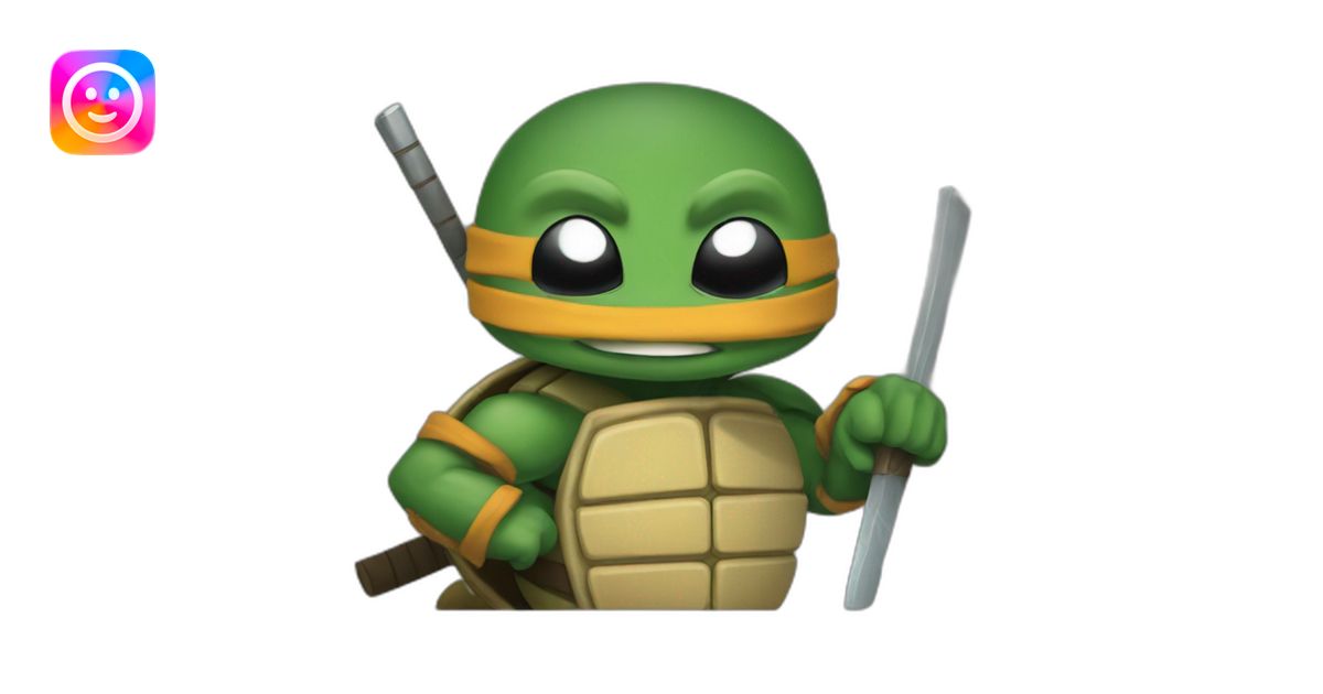 ninja the turtle emoji | AI Emoji Generator