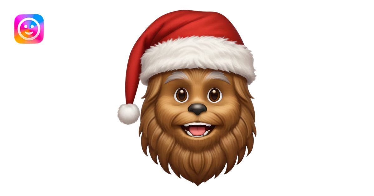 chewbacca santa emoji | AI Emoji Generator