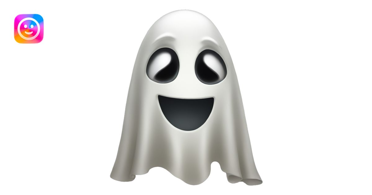 a ghost that says hello emoji | AI Emoji Generator