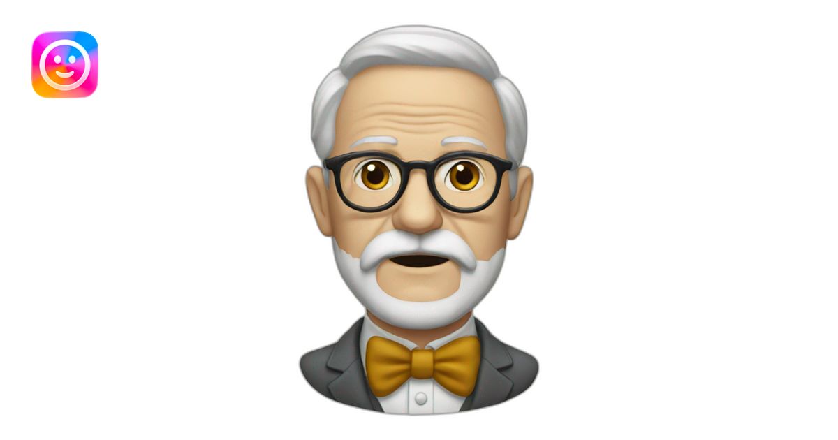 Freud emoji | AI Emoji Generator