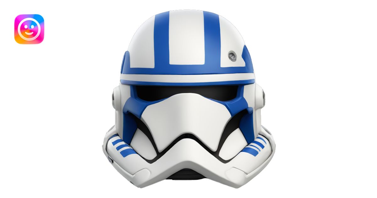 Captain rex helmet Star wars emoji | AI Emoji Generator