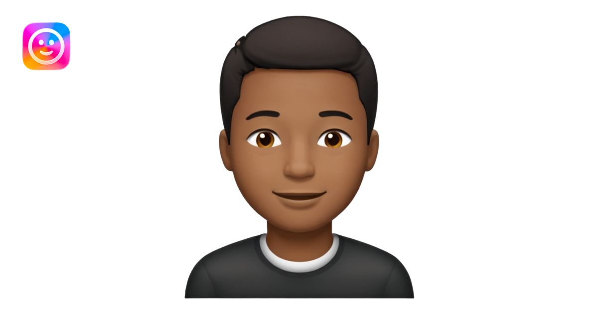 a black dude with a smile so big it reaches his ears emoji | AI Emoji ...
