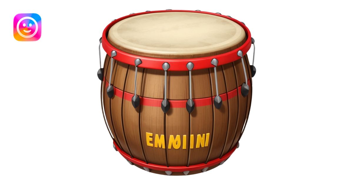 Create a instrument of tabla emoji emoji | AI Emoji Generator