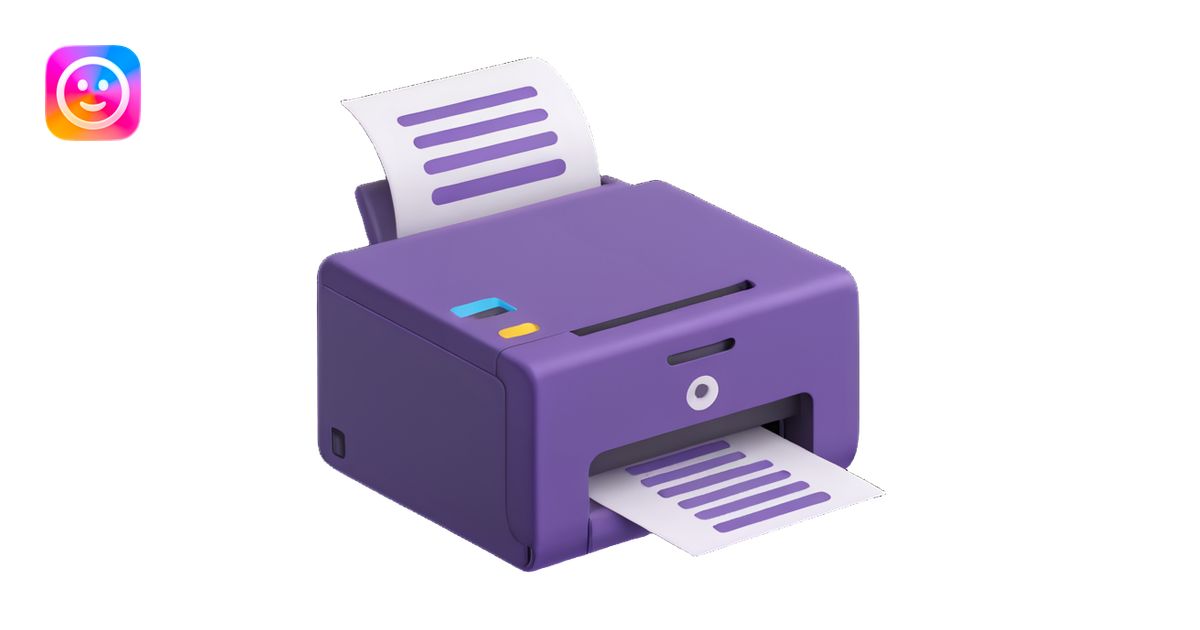 A printer emoji emoji | AI Emoji Generator