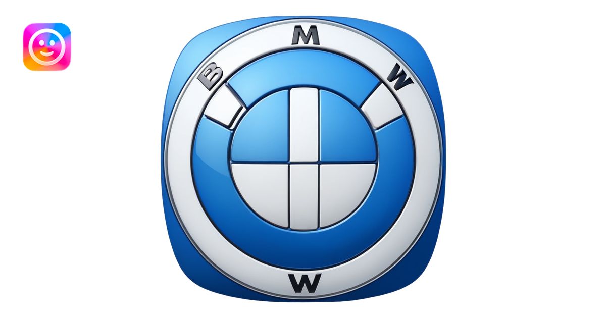 Logo de bmw emoji | AI Emoji Generator
