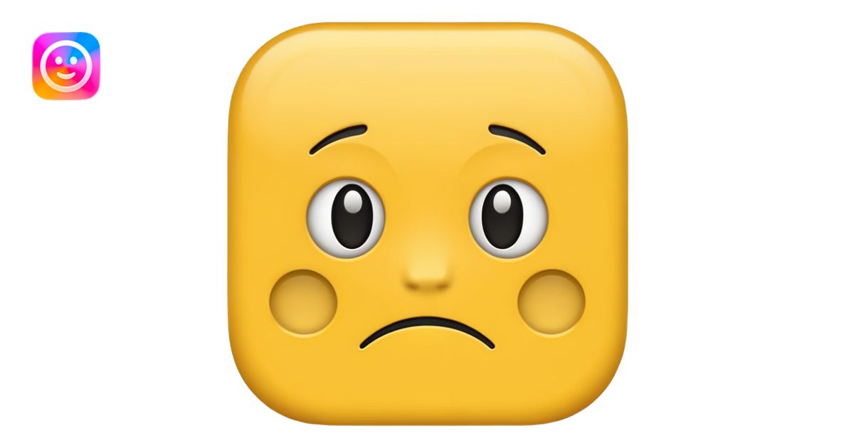 sad icon emoji | AI Emoji Generator
