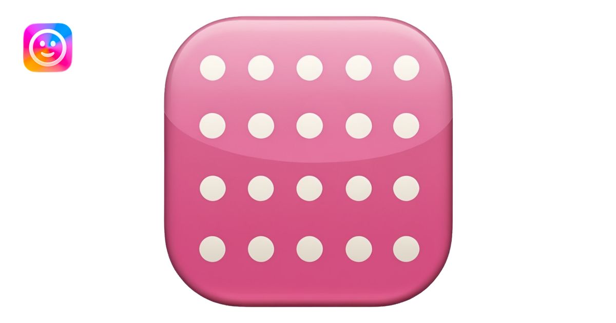 brown pink polka dots emoji | AI Emoji Generator