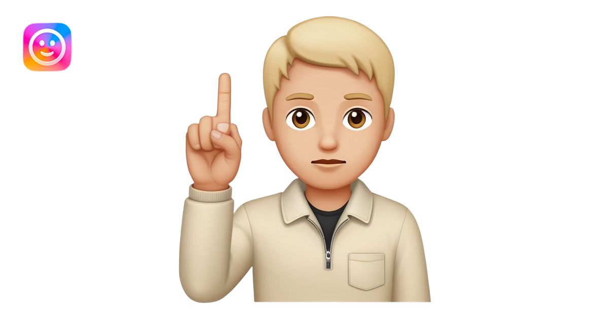 person with middle finger emoji | AI Emoji Generator