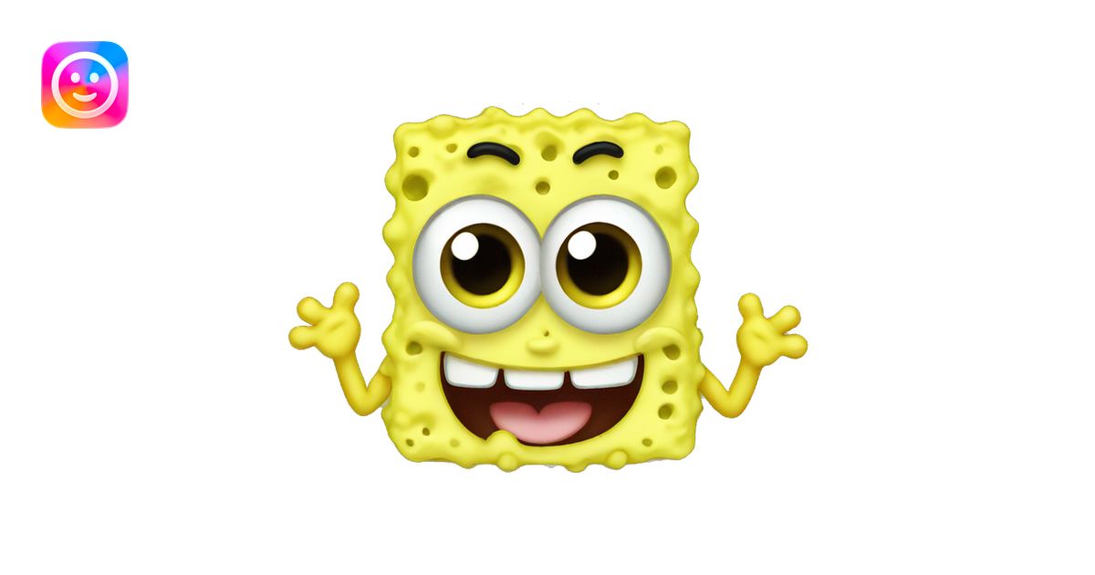 cute baby sponge bob emoji | AI Emoji Generator