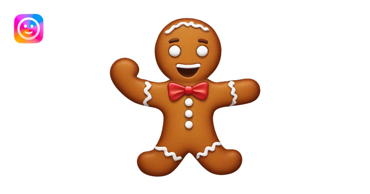 Gingerbread emoji | AI Emoji Generator