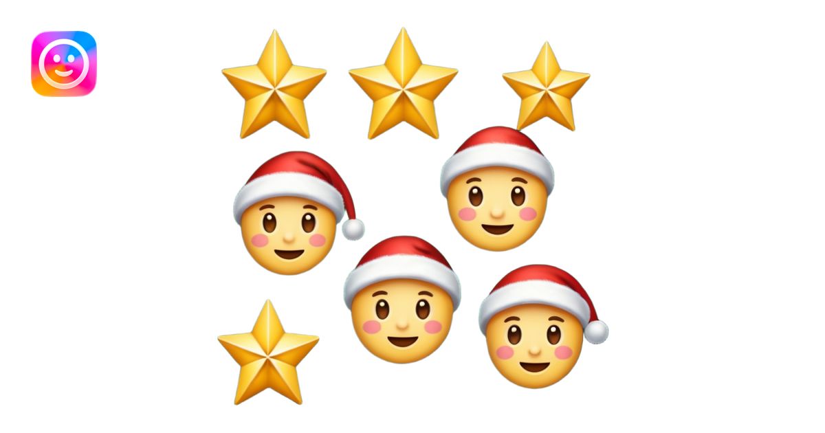 estrelinhas de natal emoji | AI Emoji Generator